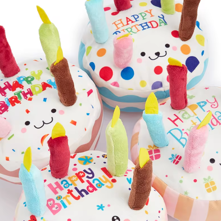 Birthday Cake Plush Toy – Snaks 5th Avenchew LLC